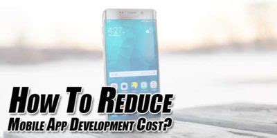 How To Reduce Mobile App Development Cost EXEIdeas Let S Your Mind Rock