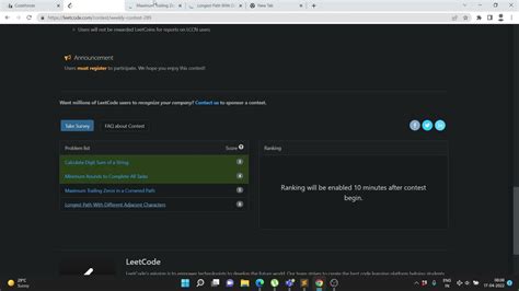 Leetcode Weekly Contest 289 Rank 189 Youtube