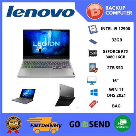 Jual Laptop Lenovo Legion 7 16iax7 82td003wid I9 12900hx Di Seller Backup Computer Ancol Kota