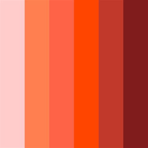 Tomato Red Color Palette Colordrop
