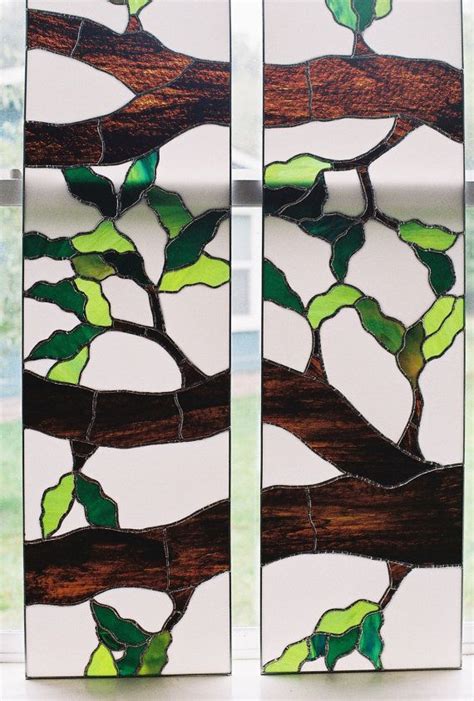 Oak Tree Stained Glass Patterns Stained Glass Panels Stained Glass