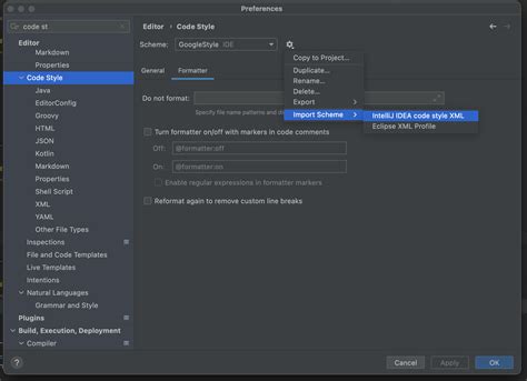 IntelliJ Code Convention 적용
