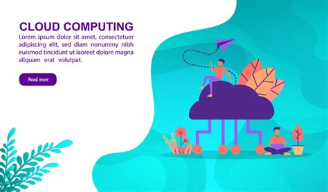 Premium Vector Cloud Computing Illustration Concept With Character