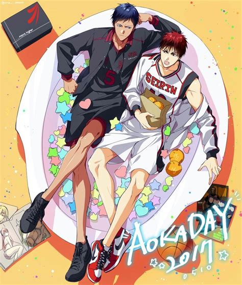Pin De Ale Kagami 🏀 En Knb Aokaga