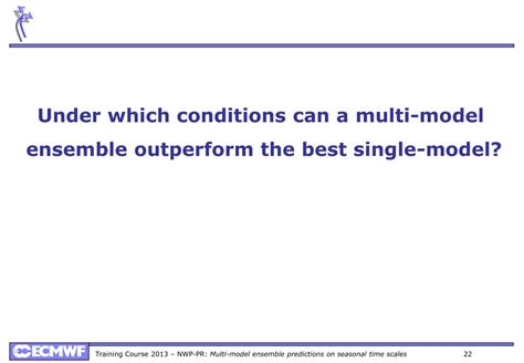 Ppt Multi Model Ensemble Predictions On Seasonal Timescales