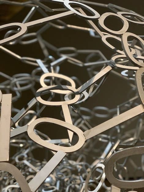 Premium Photo Close Up Of Abstract Metal Objects