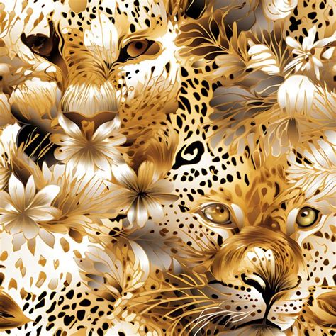 Premium Photo Leopard Spots Seamless Pattern
