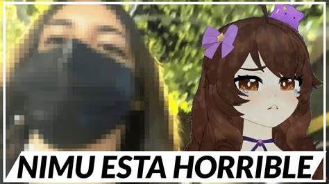 Nimu Vtuber Y Su Cara Real Filtrada │resumido Youtube