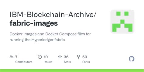 Github Ibm Blockchain Archive Fabric Images Docker Images And Docker Compose Files For