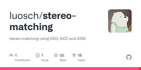 GitHub Luosch Stereo Matching Stereo Matching Using SSD NCC And ASW