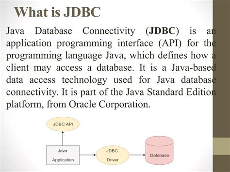 Jdbc Ppt Pptx Databases Computer Software And Applications