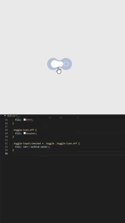 Switch Design😍programming Coding Css Htmlcss Shorts Trending Html Animation Design