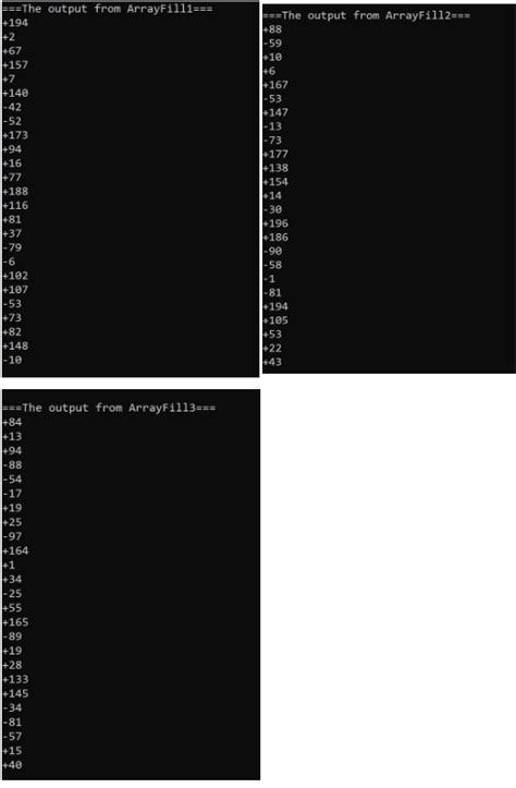 assembly language x86 write the arrayfilln