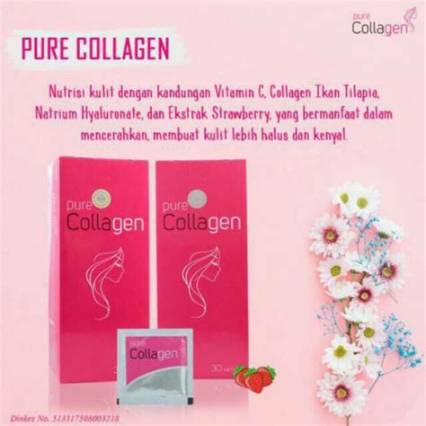 Ssh Pure Collagen Exp Desember 2026 Kemasan Baru Pure Collagen Whitening Drink Original Lazada