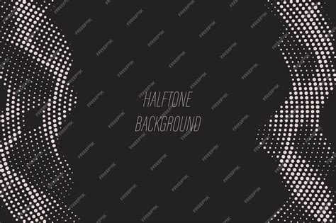 Premium Vector Flowing Dots Particles Wave Pattern Halftone Gradient