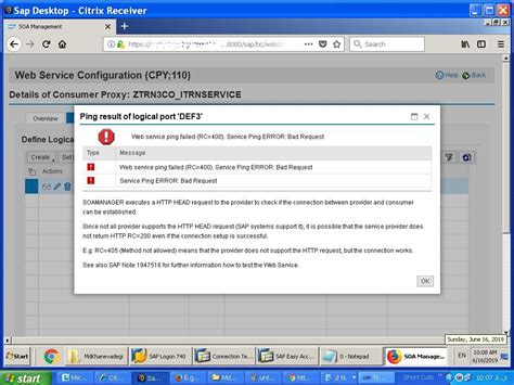 Logical Port Error In Soamanager Sap Community