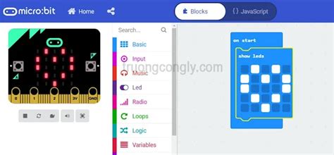 Phần Mềm Makecode Editor Lập Trình Microbit