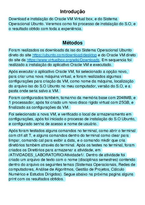 Resumo Sistemas Operacionais Sistemas Operacionais Unidade 1