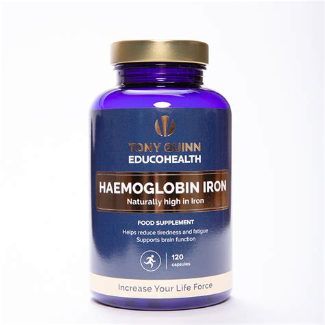 Haemoglobin Iron 120 Capsules Tony Quinn Educohealth