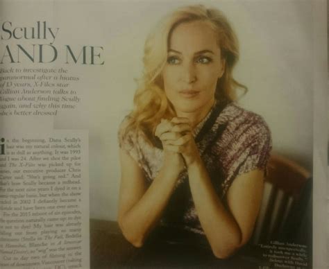 All About Gillian Scully And Me By Gillian Anderson British Vogue