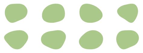 Organic Blobs Set Icon Random Shapes Cube Drop Vector Image