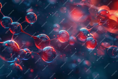 Premium Photo Abstract Molecule Structure Research In Molecular Chemistry