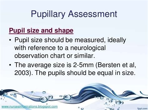 Pupil Size Chart For Newborn Perysh