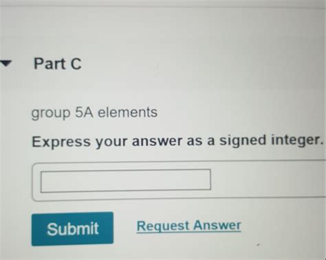 Solved Part C Group 5a Elements Express Your Answer As A