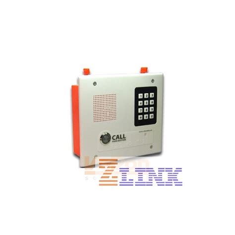 cyberdata voip intercom with keypad flush mounted 011123