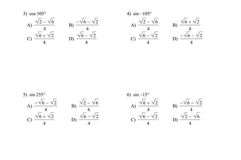 Solved Use The Angle Sum Or Difference Identity To Find The Chegg Com