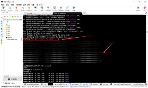 【解决】waiting for the cluster to join 配置redis集群时的坑 sending cluster meet