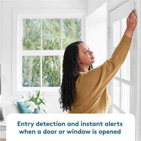 Adt Self Setup Door And Window Sensor Wireless With A Customizable Open Chime Home And Office