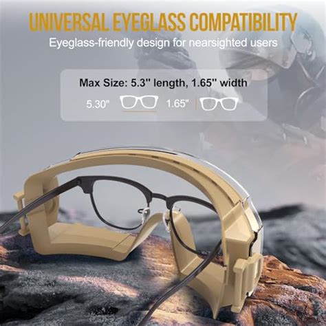 Onetigris Tactical Goggles Over Glasses Anti Fog