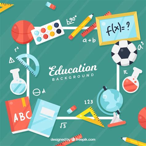 Fondo De Concepto De Educación Vector Gratis