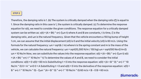 Solved Please Solve This Correctly And Quickly For The System Shown In The Figure Below A