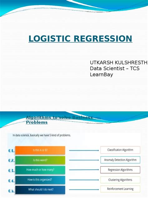 Logistic Regression Pdf Regression Analysis Logistic Regression