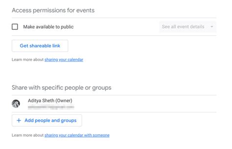 How To A Share Google Calendar In Easy Ways