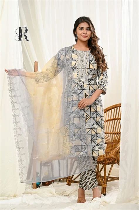 Multicolor Silk Full Heavy Coding 3 Pieces Suit Stitched At ₹ 899 In