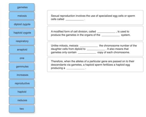 Solved Sexual Reproduction Involves The Use Of Specialized
