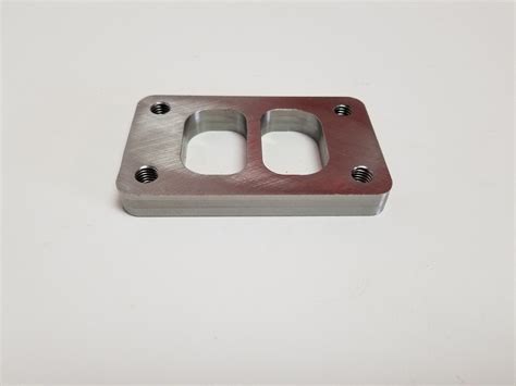Stainless T3 Divided Inlet Turbo Flange Threaded Twin Scroll Hx30 Hx35 Hx40 1 2 Custom Fabshop