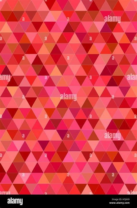 Red Abstract Regular Triangle Tile Design Stock Vector Image And Art Alamy