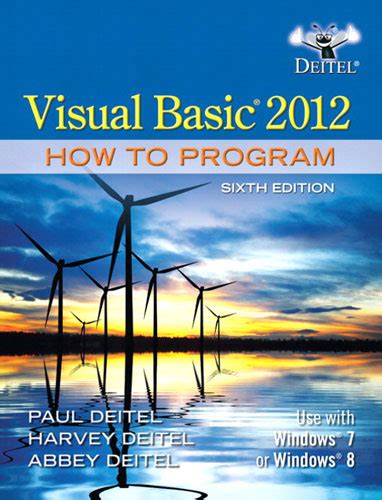 Visual Basic How To Program Deitel Associates Inc