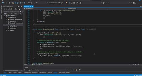 C Problem With Drawing A Clock With Direct2d Stack Overflow