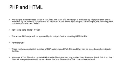 Php Tutorial Ppt