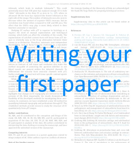 Writing An Academic Journal Paper The Savvy Scientist
