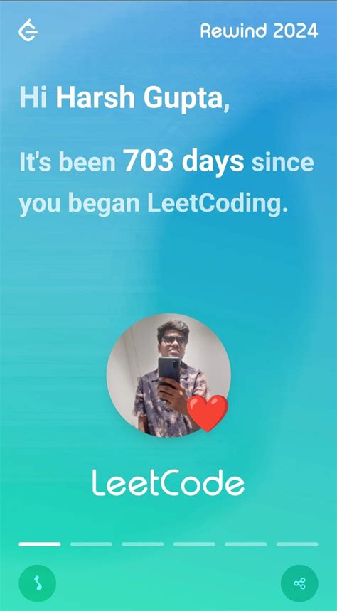 Harsh Gupta On Linkedin 2024wrapped Leetcode Dsa College Growth