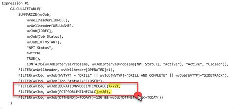 Dynamic Filter Argument Within Table Expression Microsoft Fabric