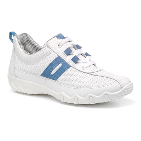White Blue Leanne II Trainers Hotter UK