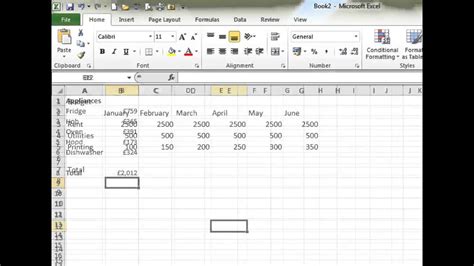How To Speed Up Using Autosum In Excel Youtube