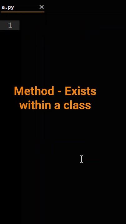 Python Function Vs Method Youtube